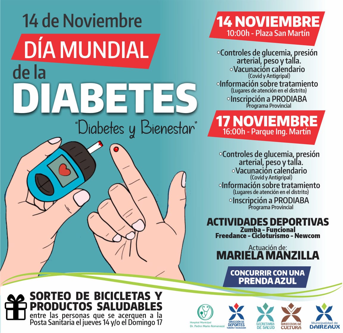 ACTIVIDADES EN EL MARCO POR EL DÍA MUNDIAL DE LA DIABETES – Daireaux